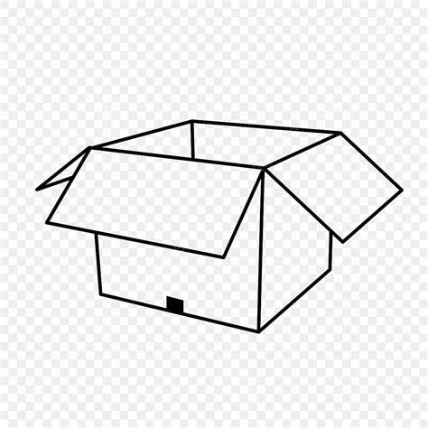 Box Clipart Black And White Png