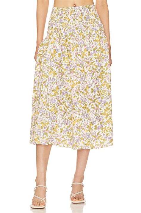 Rails Selena Midi Skirt In Tansy Revolve