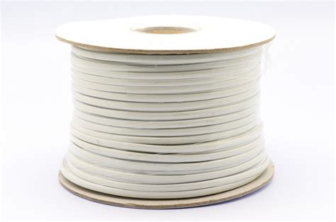 4 Core Flat Cord 100m Drum Black First Choice Comms And Data