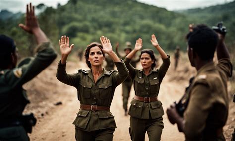 Female Soliders Put Their Hands Up And Surrender T By Girlssurrender On