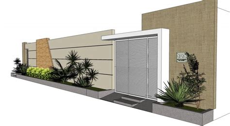 Boundary Wall Design 60 Models For Your Home Modelos De Muros