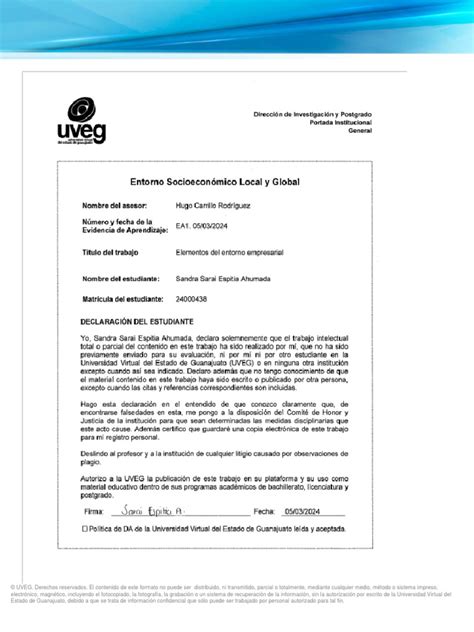 Formato Mapa Mental Sobre Los Elementos Del Entorno Empresarial Pdf