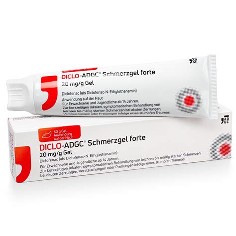 Diclo Adgc® Schmerzgel Forte 20 Mgg Gel 60 G Shop Apotheke