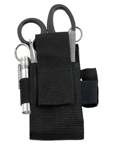 German 6 Black Emt Paramedic Tools Kit Scissor Forceps Shear Penlight