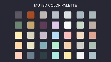 Muted Color Palette