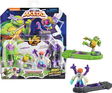 Akedo Tmnt S1 Versus Pk Donatello Vs Baxter Stockman Buy Best Price In
