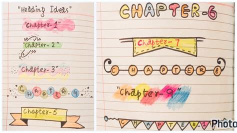 Top 10 Heading Writing Styles Heading Designs Easy Heading Ideas Youtube