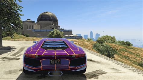 Tron Ksi Lamborghini Aventador Livery Gta5