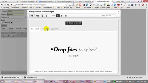 plugin upload image manager tinymce codeigniter deigniter vn