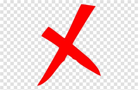 Red Cross Clipart Clear Background Red X X Marks The Spot Symbol Logo