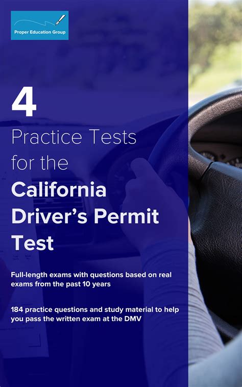 4 Practice Tests For The California Drivers Permit Test 184 Practice