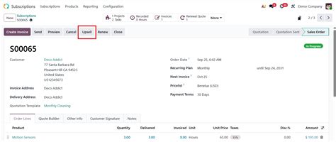 Subscription Management Odoo V19 Enterprise Edition Book