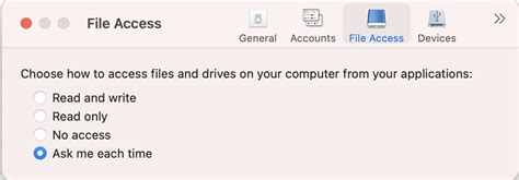 Manage File Access Citrix Workspace App For Mac