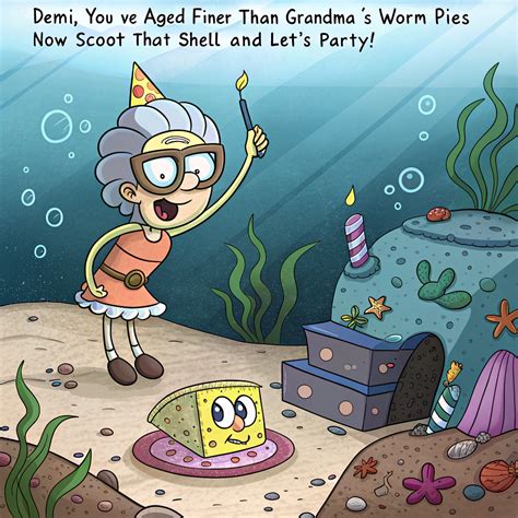 Spongebob Characters Birthday Cards Silly Robot Cards