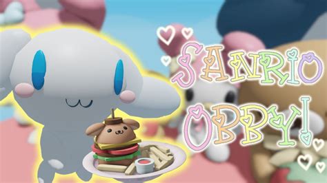 Cutest Obby Ever Roblox Sanrio Obby Games Riivv3r Youtube