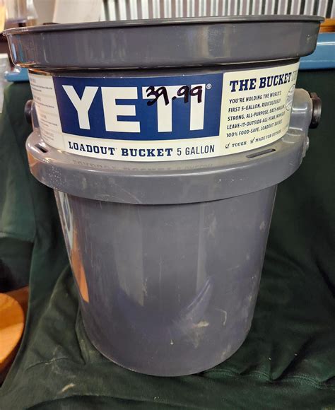 Yeti Loadout 5 Gallon Bucket Stealth Craft Boats