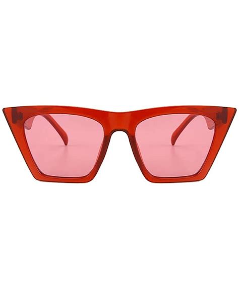 Flat Top Sunglasses For Men Women Retro Designer Square Succinct Style
