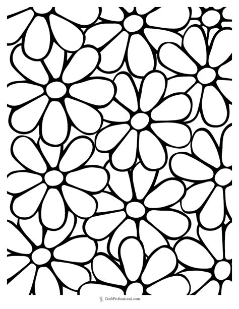 Easy Pattern Coloring Pages 2025