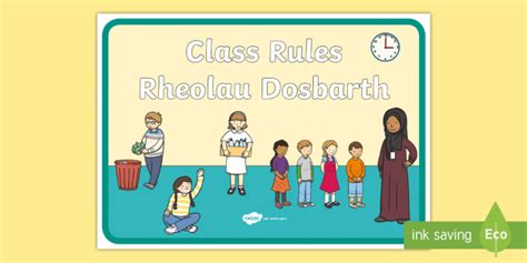 Class Rules Display Poster Creat De Profesori
