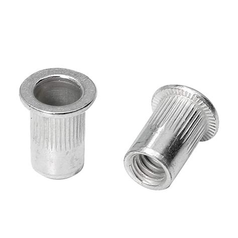 Stainless Steel Knurled Flat Head Rivet Nuts Threaded Rivet Insert Nut Buy Rivet Nut Blind
