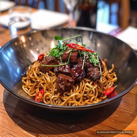 Ai创作图血鸭拌面 牛扒捞面 黑椒牛牛 餐厅拌面 澳洲牛肉黑胡椒意面 雪花牛肉意面 牛柳拌面 澳洲牛排意面 澳式牛排意面 牛仔粒拌面 菲力牛排