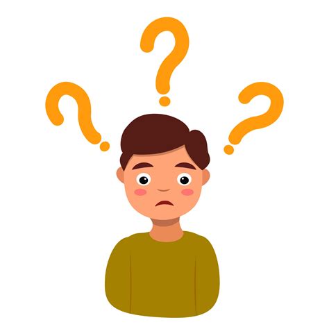 Confused Cartoon Character