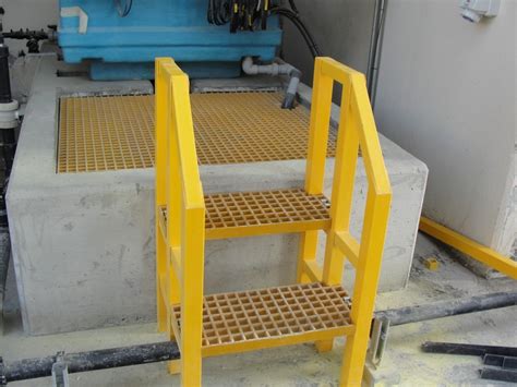 Grp Step Ladder Fiberglassgrp Manufacturer Uae Eissa Fiber Glass