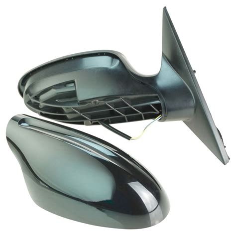 Gloss Black Power Door Mirror Right Passenger Side For 05 06 Nissan