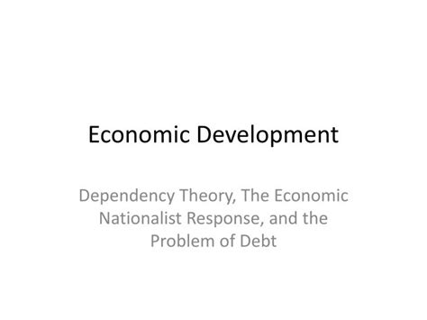 Ppt Economic Development Powerpoint Presentation Free Download Id