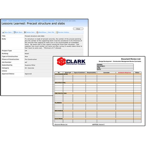 Critique Constructability Review Process Clark Construction Company