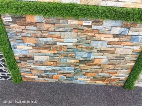 Satin Ceramic Elevation Stone Tile At ₹ 120box In Morbi Id