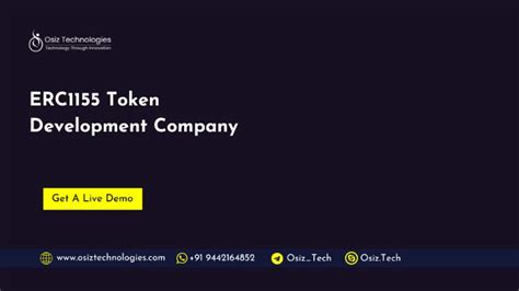 Erc1155 Token Development Company Osiz