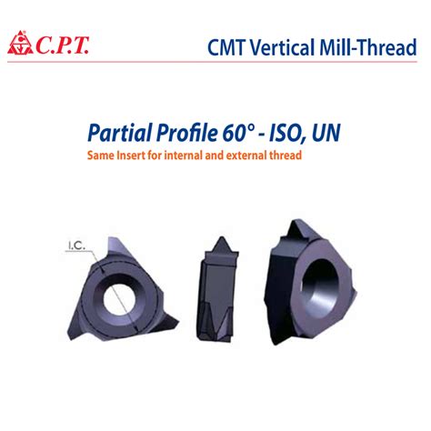 Mảnh Phay Ren Si16 Partial Profile 60 độ Iso Unc Unf Unef Cmt Cpt