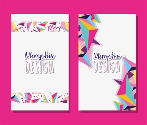 Memphis Templates And Backgrounds 650401 Vector Art At Vecteezy