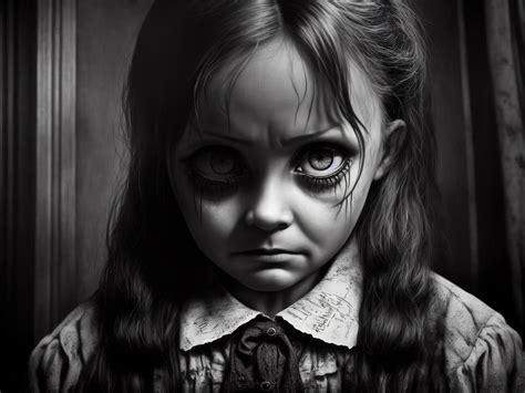 El De Miedo Fantasma Niña En El Hospital Pasillo Ai Generado 23801088