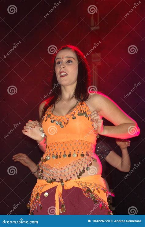 Belly Dancer In Action Editorial Image Image Of Makeup 104226720