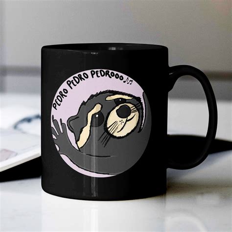 Taza Meme Viral Del Mapache Con Canción Pedro Divertida
