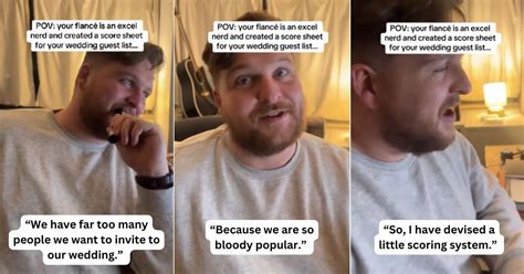 Excel Nerd Fiancé Creates Scoring System To Grade And Eliminate