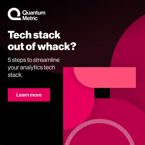 Quantum Metric On Linkedin Streamline Your Analytics Tech Stack In 5 Steps Quantum Metric