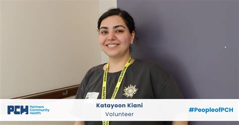 Peopleofpch Katayoon Kiani Volunteer Partners Community Health