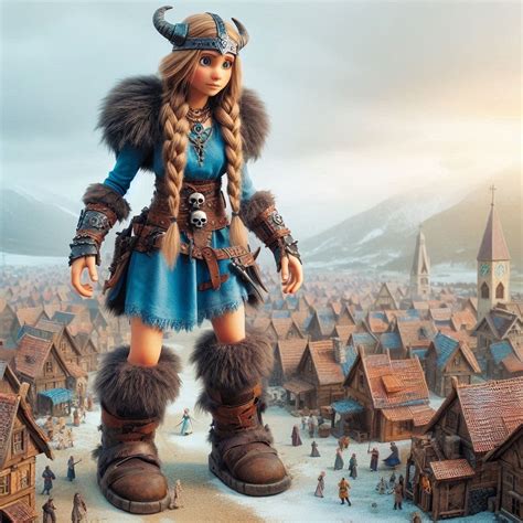 Giantess Viking 4 By Beautyhardart On Deviantart