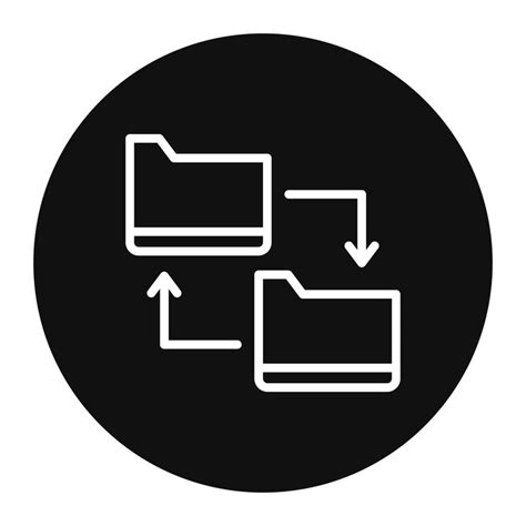 Premium Vector Shared Folder Vector Illustration