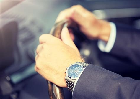 Premium Photo Senior Businessman Hands Driving Car