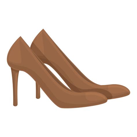Glamour High Heels Shoes Icon Cartoon Vector Female Fashion 23110411