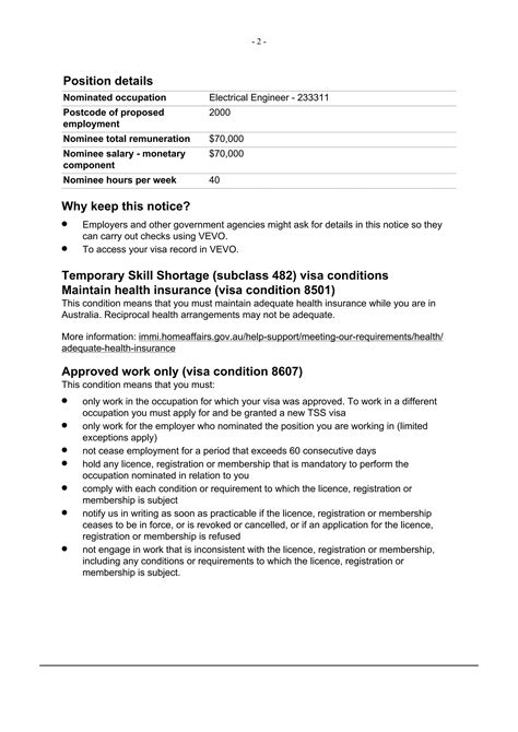Australia Visa Grant Letter Pdf