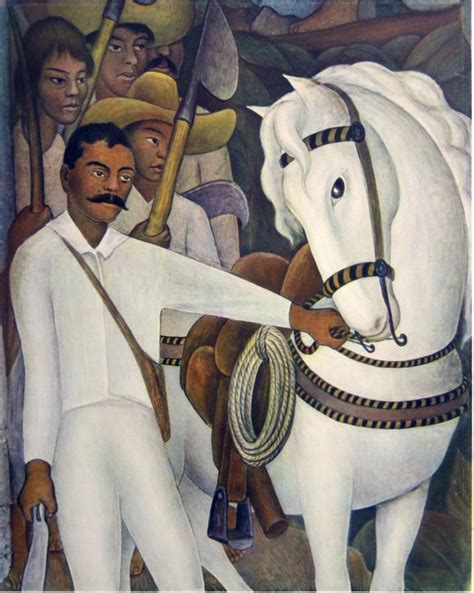 Agrarian Leader Zapata Diego Rivera Mexican 18861957 1931 2015001161 Ehive