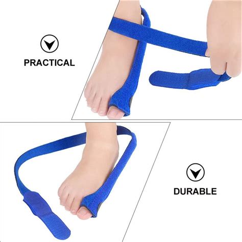 Inoomp Blue Thumb Splint Toe Corrector And Straightener For Men And