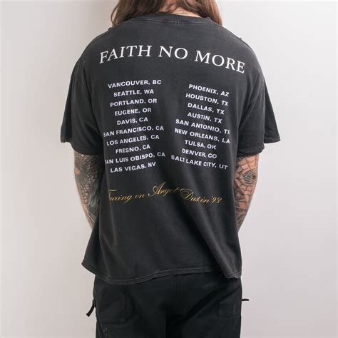 Vintage 1993 Faith No More Angel Dust Tour T Shirt Mills Vintage Usa