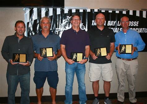 Tampa Bay Lacrosse Officials Association L To R Bryan Martin Tom Losier Tom Fitzsimmons