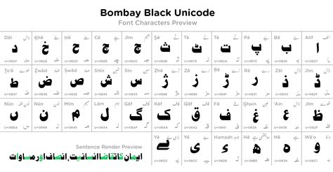 Bombay Black Unicode • Download Free Urdu Fonts And Typefaces